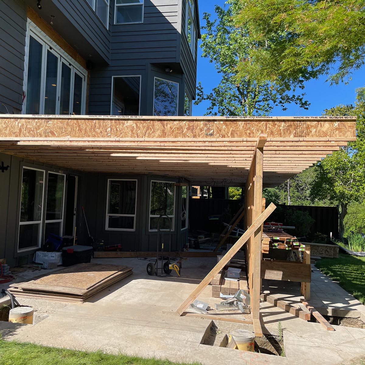 How to Build a Second Level Deck with a Dry Space Below - Part 1