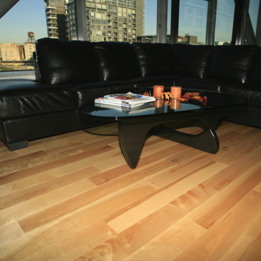 Birch Natural Hardwood Flooring Smooth ABC 3-1/2"