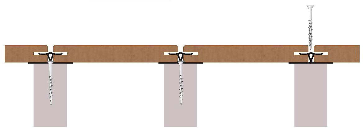 Hidden Deck Fasteners | Patented Resilient Hidden Decking Clips